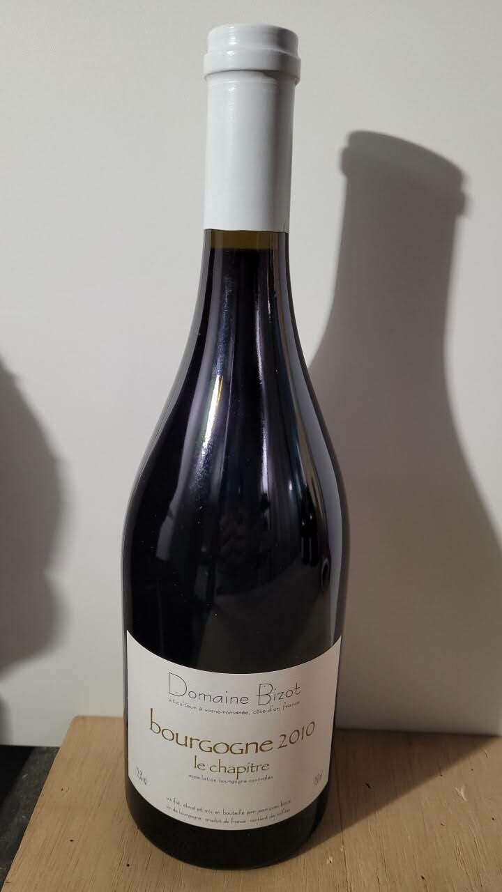 Domaine Jean-Yves Bizot Bourgogne Le Chapitre rouge 2010 - Ovinia